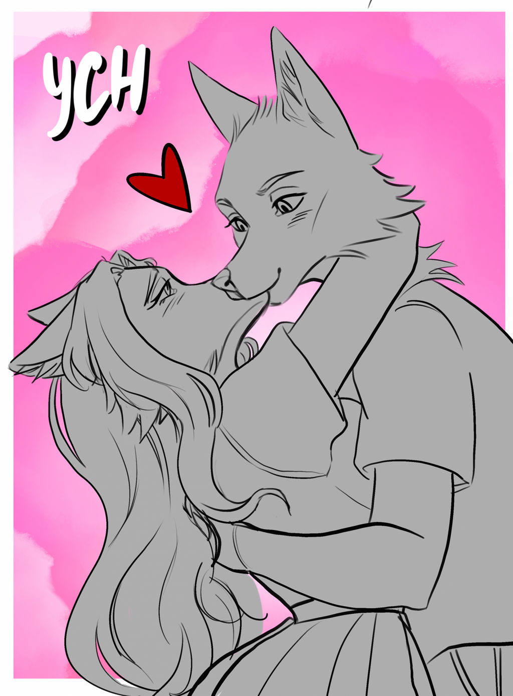 Ych Kiss By Ichifox On Deviantart