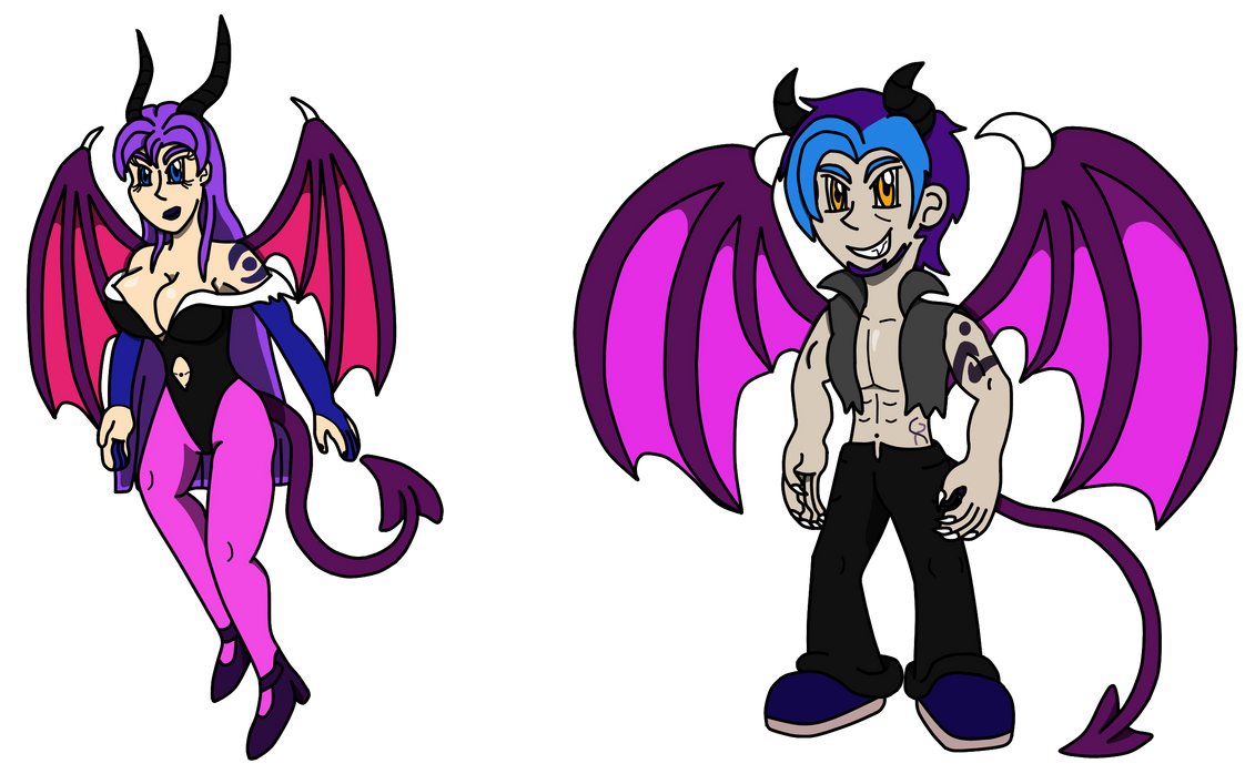Succubus And Incubus By Cryoflaredraco On Deviantart