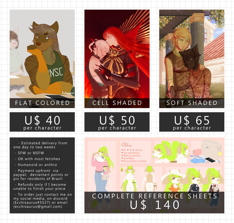 Closed Commission Info By Ecchisaurus On Deviantart