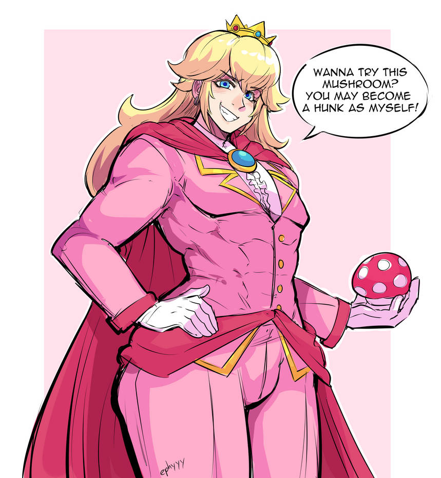 Male Princess Peach Tf Ftm By Ephy Tan On Deviantart