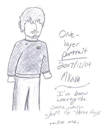 One-Layer Portrait by mkava on DeviantArt