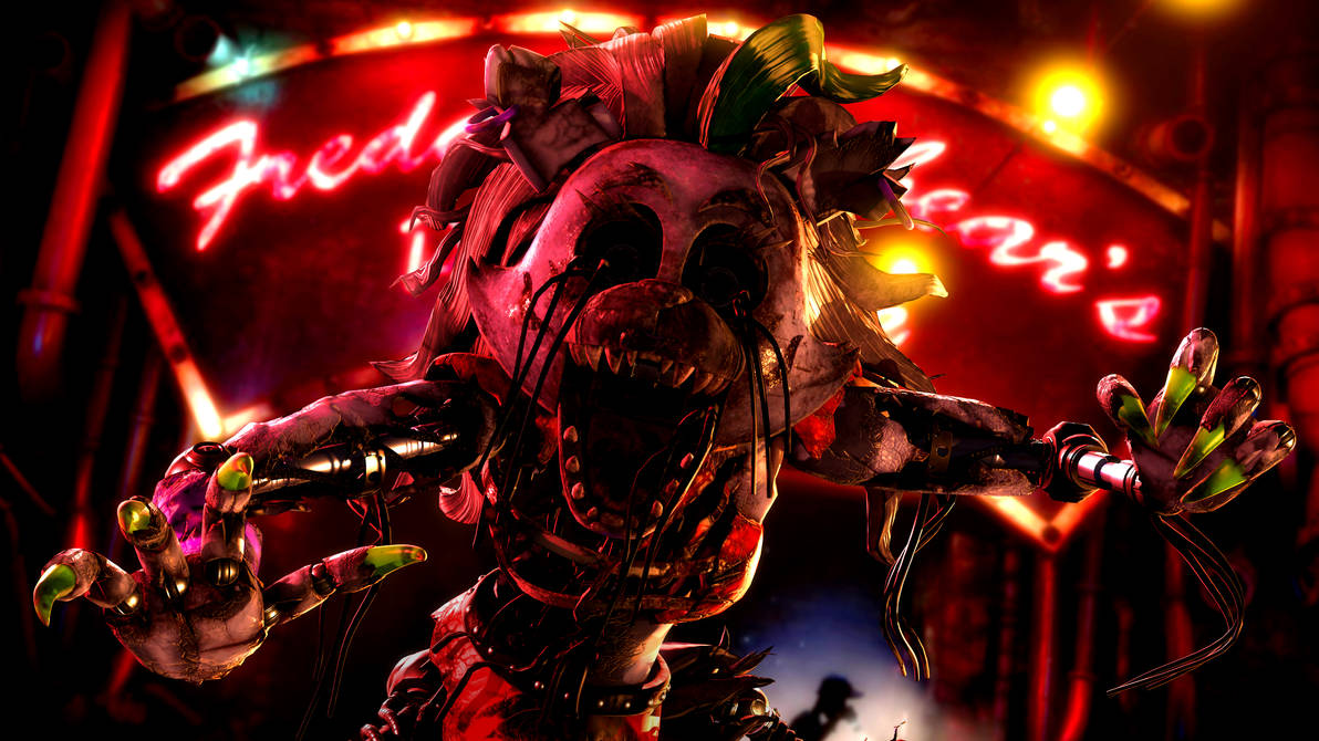 Shattered Roxy By Freddydoom5 On Deviantart Fnaf Draw