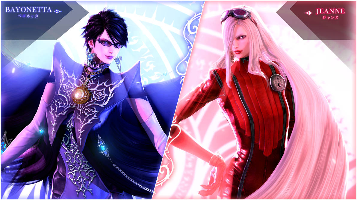 Bayonetta And Jeanne Bayonetta 2 By Jr Rizzo On Deviantart