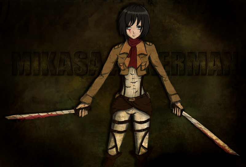 Mikasa Ackerman Shingeki No Kyojin By Avleenvaranahid On Deviantart