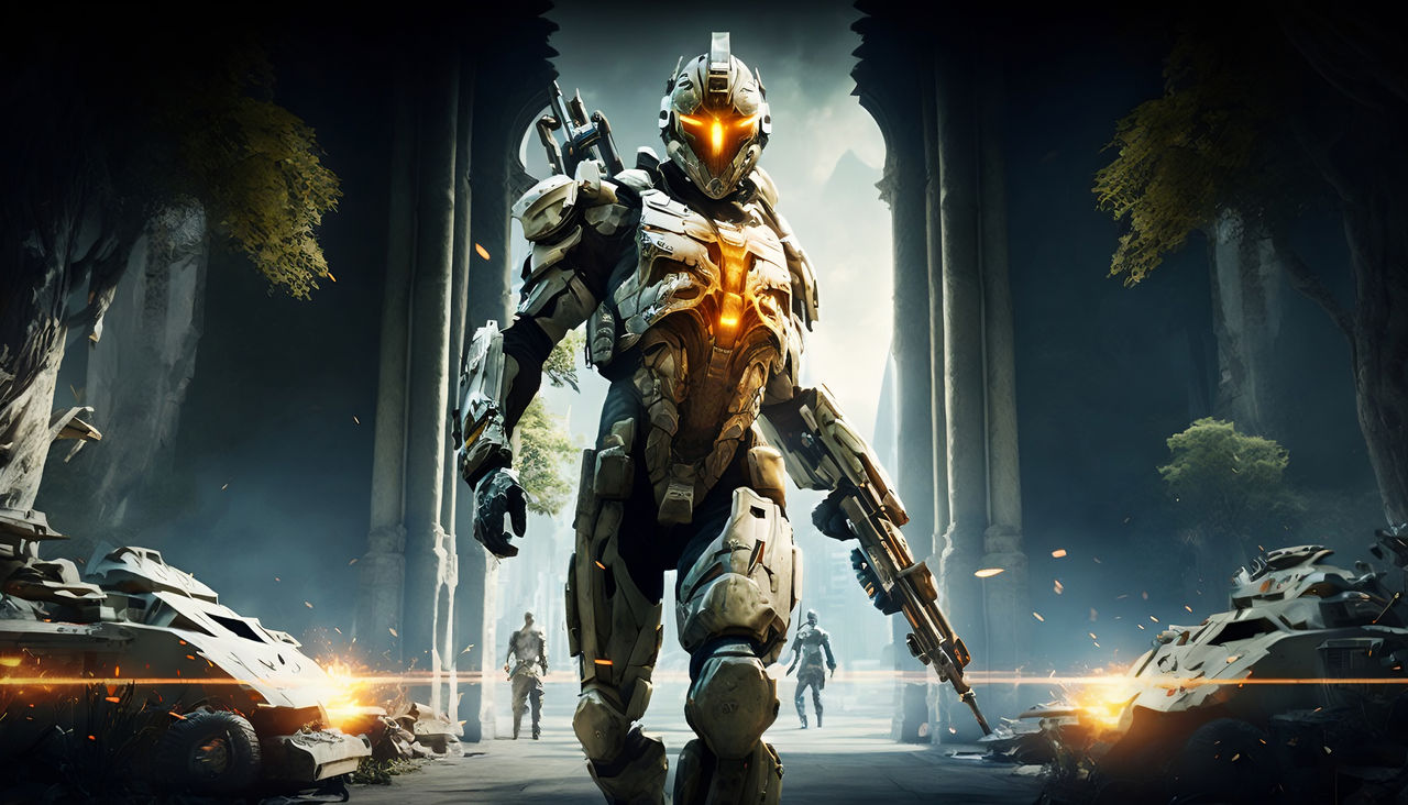 Warframe Robot In A Sci Fi Battle Ready To Rock By Unbreakme On Deviantart