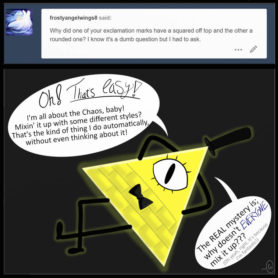 3 Ask Bill Cipher Chaos By 3dphantom On Deviantart