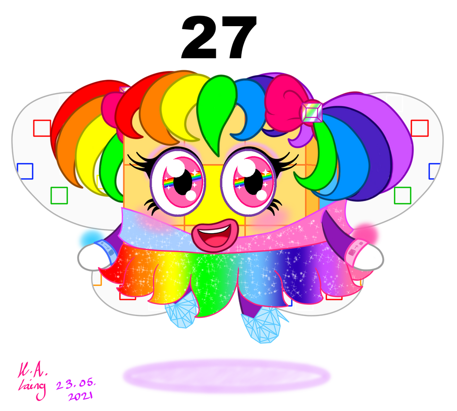 Numberblocks Magical Cube Girl Twenty Seven By Pinkstareevee16 On