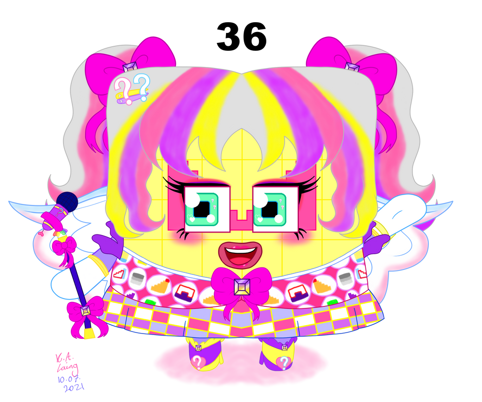Numberblocks Magical Puzzle Girl Thirty Six By Pinkstareevee16 On