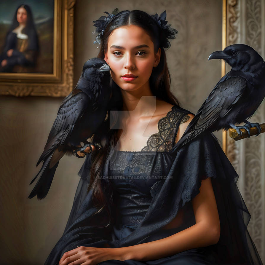 Raven Girl By Badhuisstraat66 On Deviantart