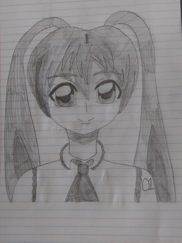 Sakura Miku Sketch Portrait By Kittykaster On Deviantart