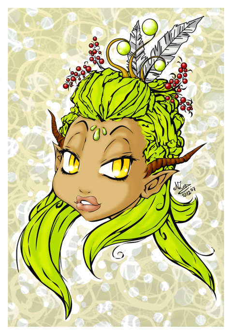 Slavic Mythology: slavic fairy by Negreen on DeviantArt