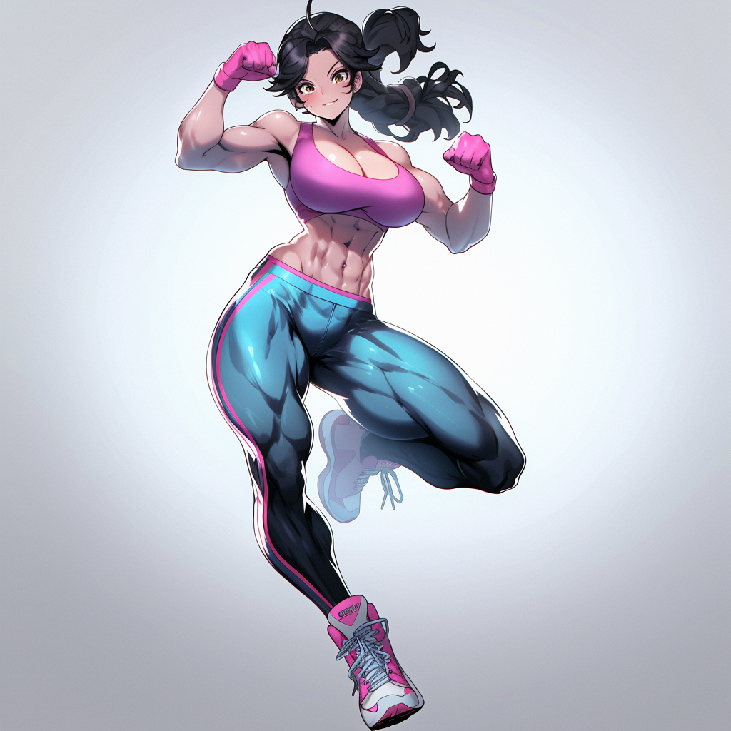 Zf Puhi Female Anime Character With Big Chest In A By Zfpuhi On Deviantart