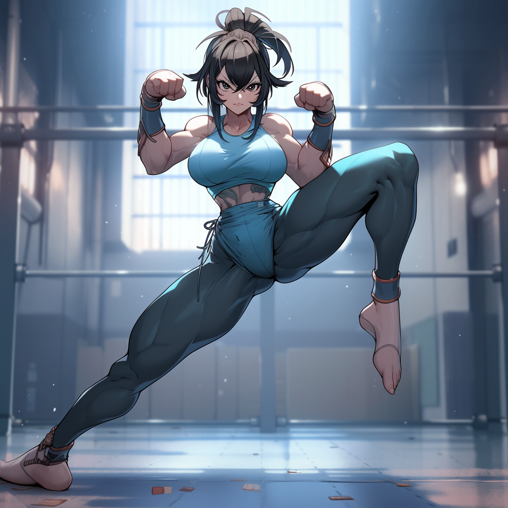 Zf Puhi Female Anime Character With Big Chest In A By Zfpuhi On Deviantart