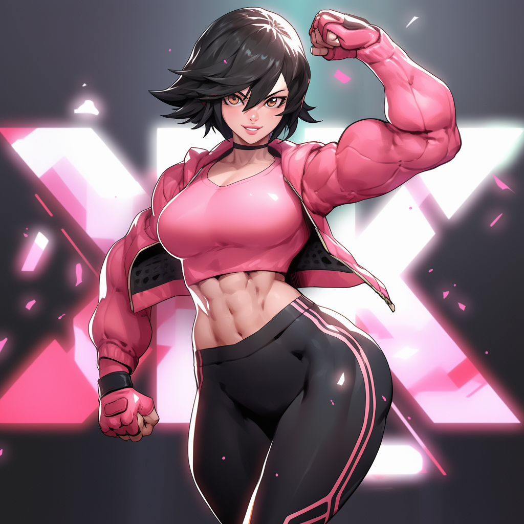 Zf Puhi Female Anime Character With Big Chest In A By Zfpuhi On Deviantart
