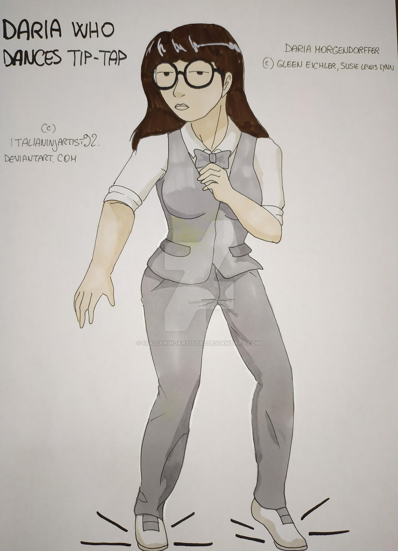 Request for jakelsm: Daria who dances tip-tap by ItaliaNinjArtist92 on ... Request for jakelsm: Daria who dances tip-tap by ItaliaNinjArtist92 on ...