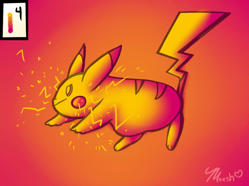 Pikachu Color Palette 4 By Sweetmchao On Deviantart
