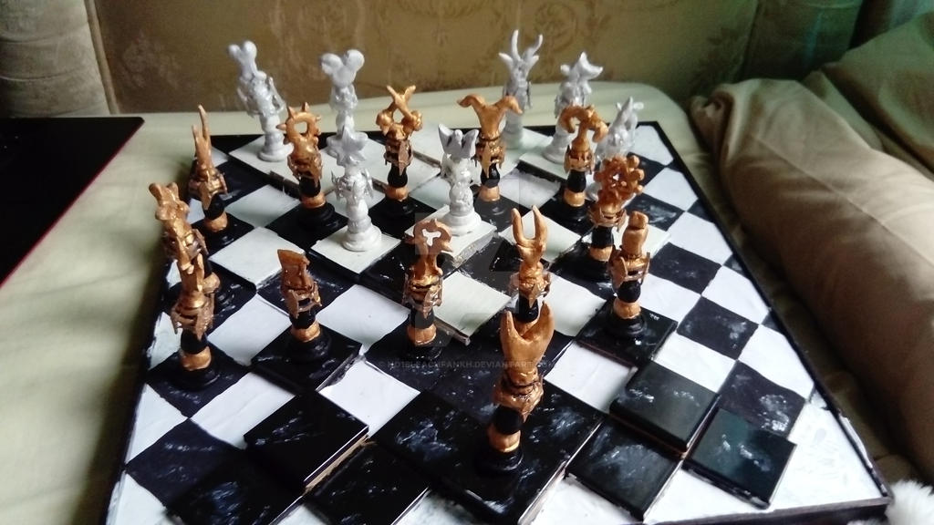 Kingdom Hearts Chess Set Dark Side By No1bleachfankh On Deviantart