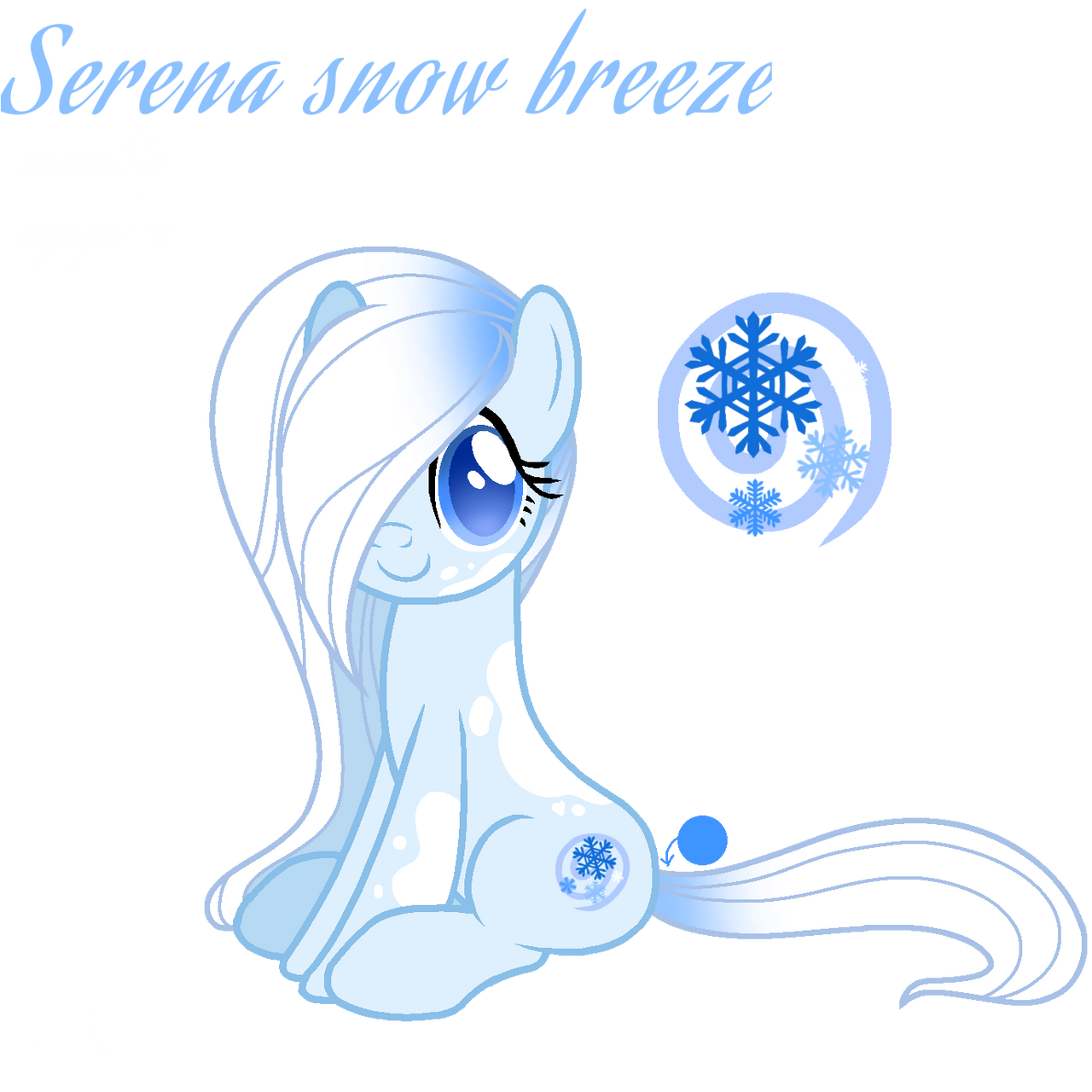 Mlp Oc Serena Snow Breeze By Zaikapasta On Deviantart