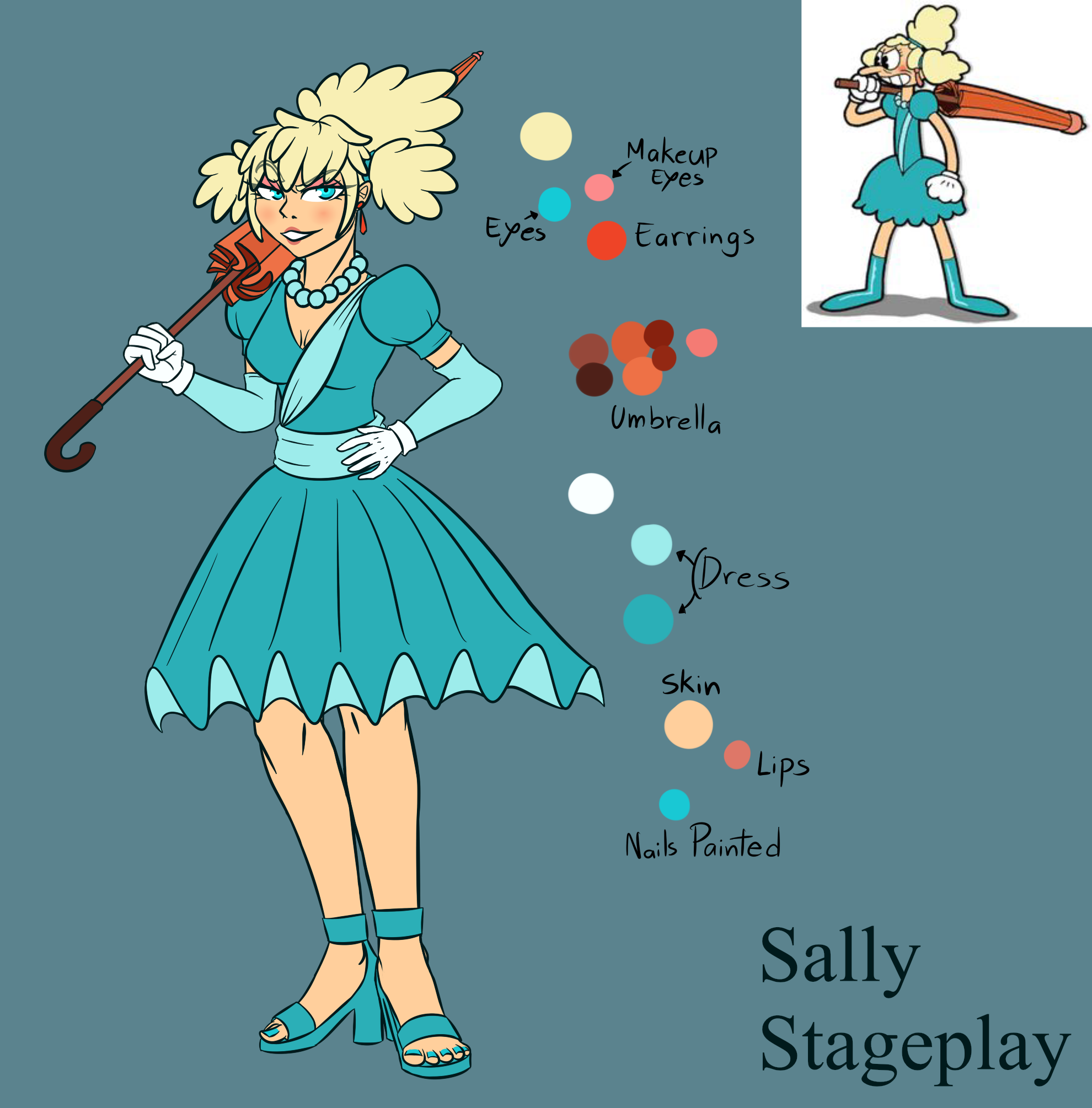 Sally Stageplay Ref By Emil Inze On Deviantart