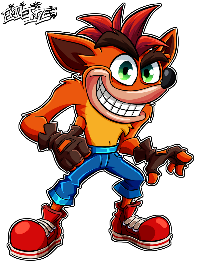 Crash Bandicoot By Emil Inze On Deviantart