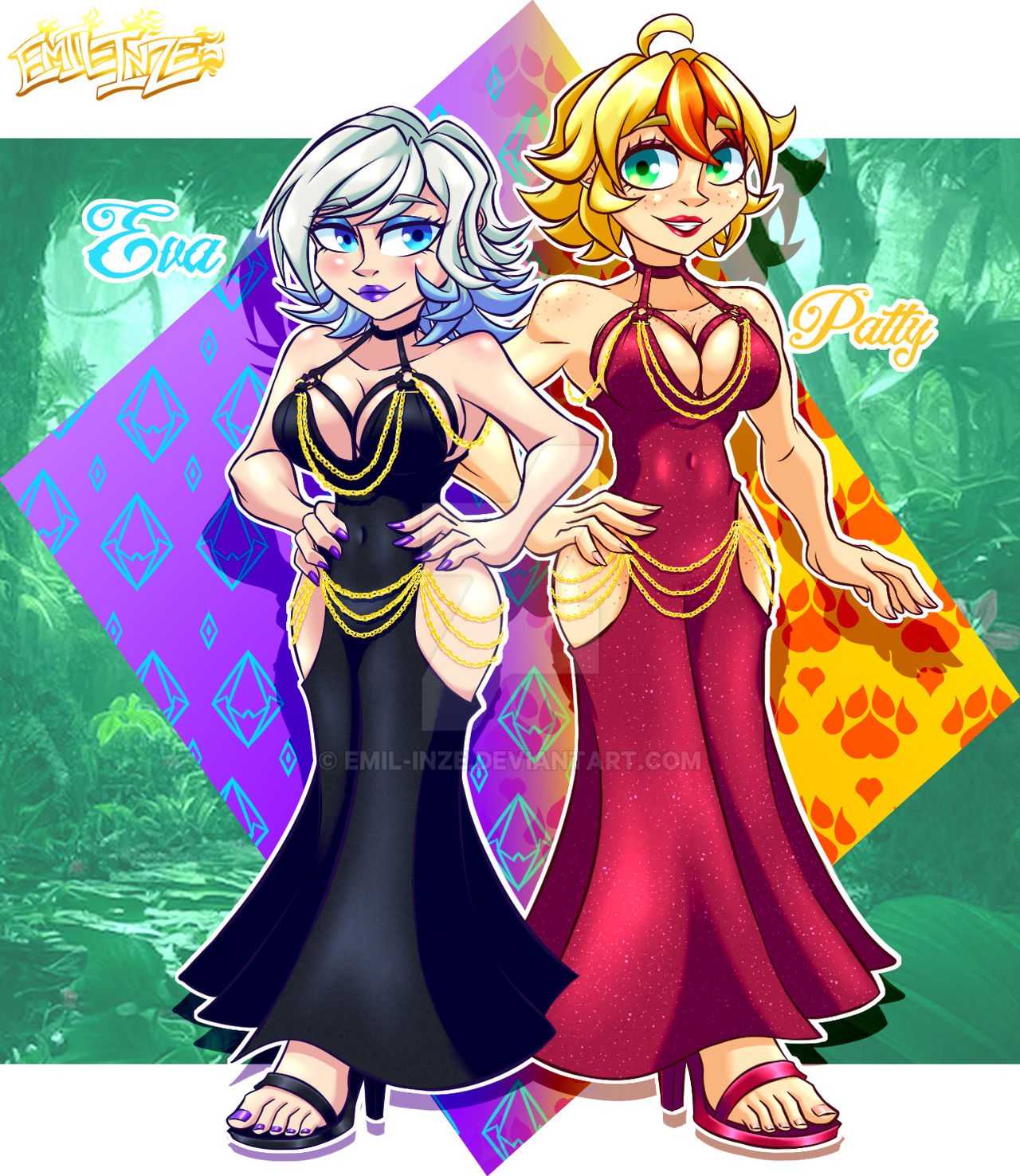 Ladies Trendy Dress Up By Emil Inze On Deviantart