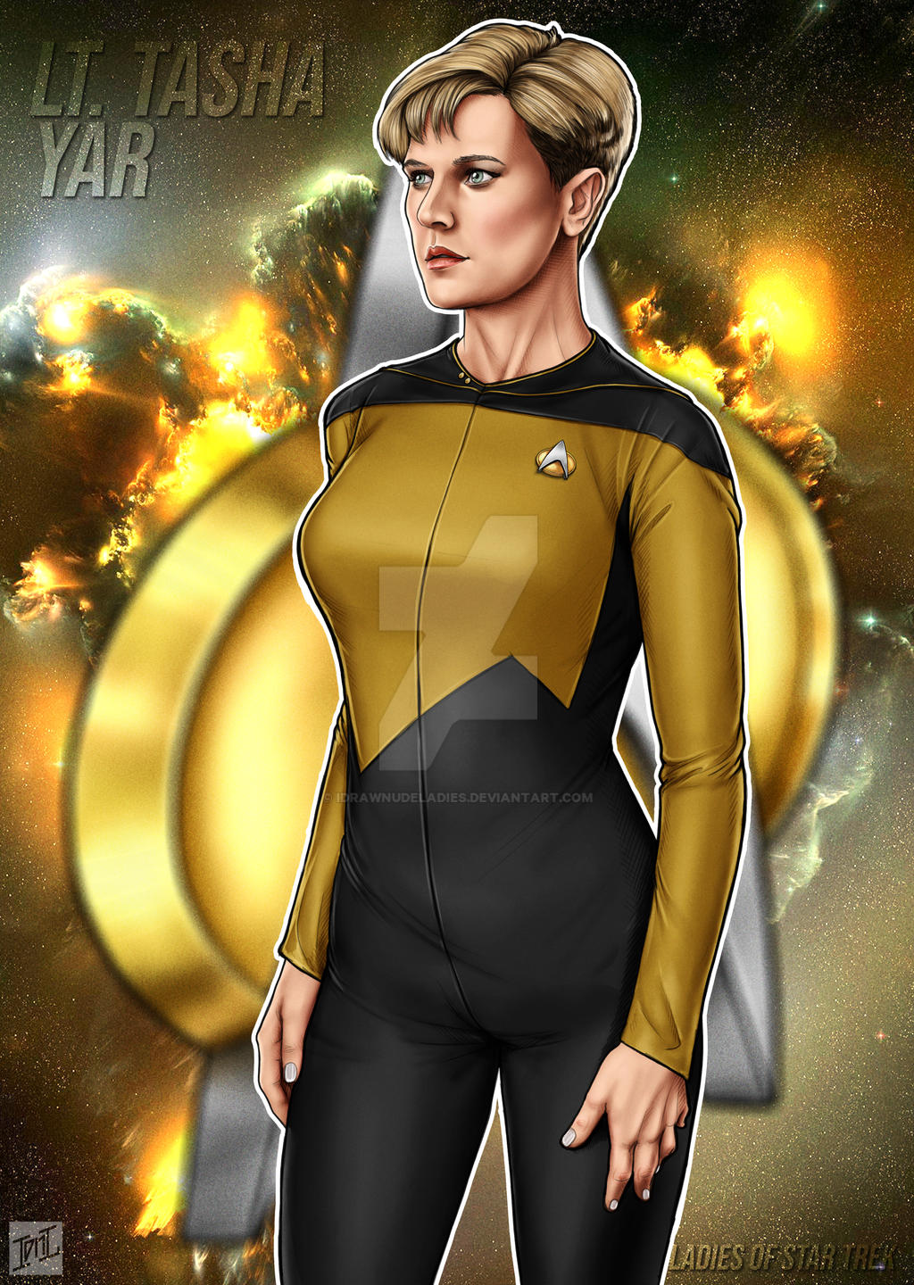 Lost Lt Tasha Yar Uniform By Idrawnudeladies On Deviantart