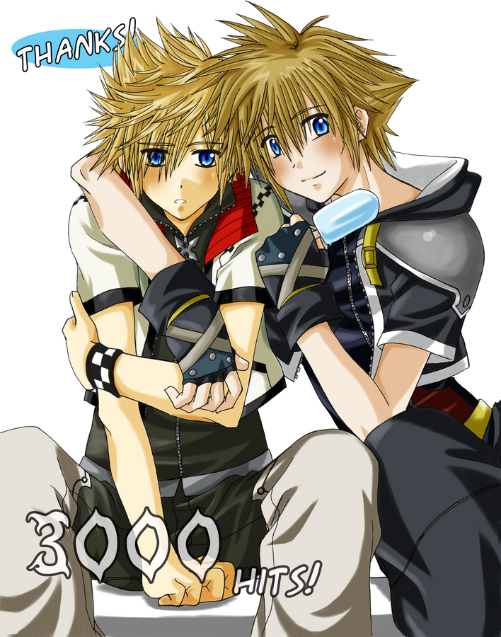 Sora_Roxas::Thanks by AnaKris on DeviantArt