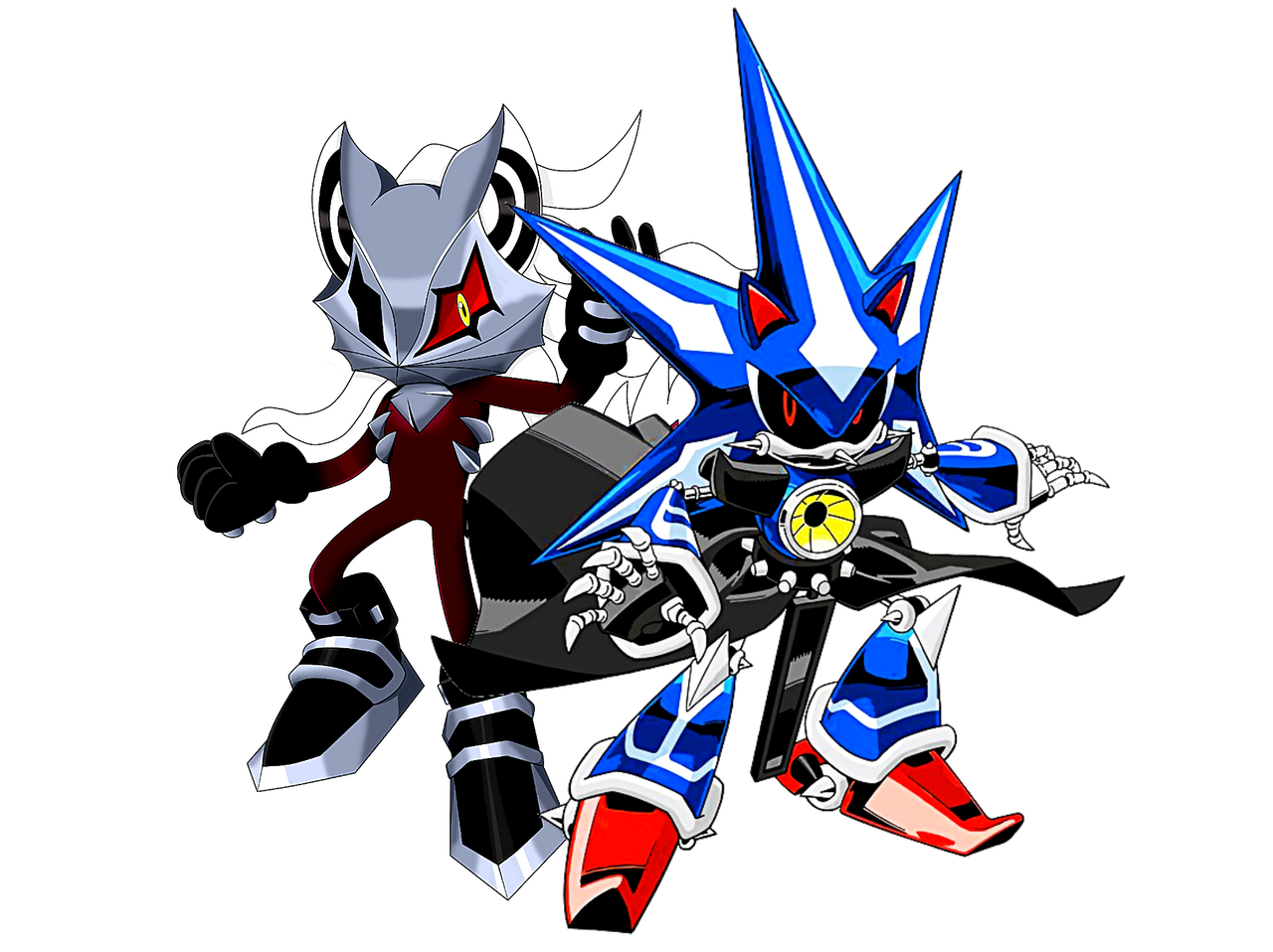 Infinite X Neo Metal Sonic By Ynlf On Deviantart