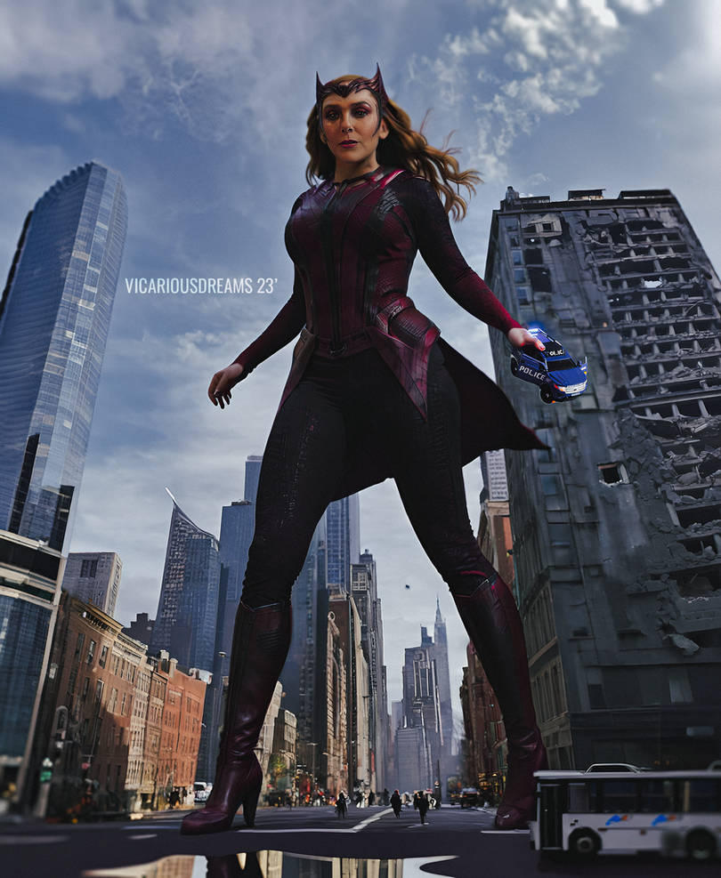 Giant Scarlet Witch Looks For America Chavez By Vicariousdreams On Deviantart