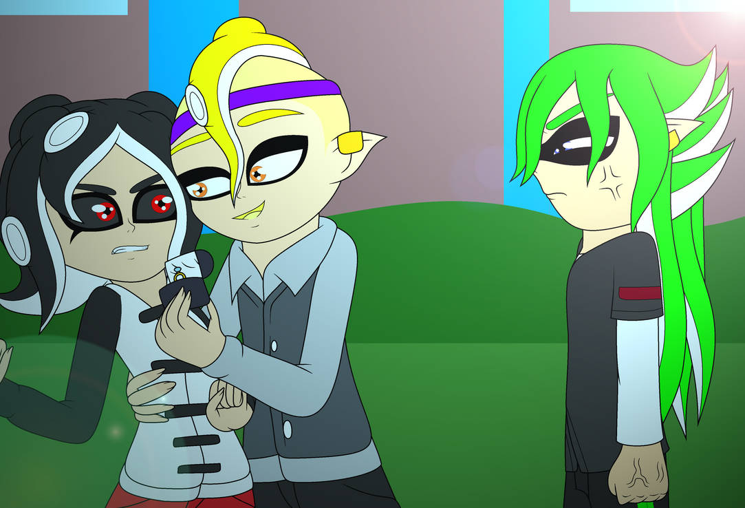 Flirting By Ender The Inkling On Deviantart