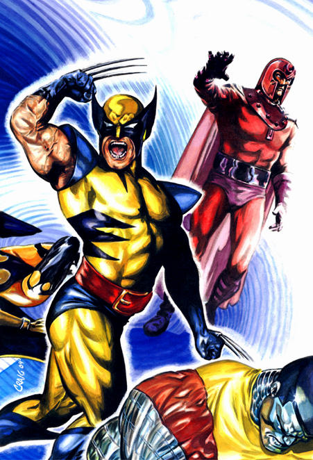 Magneto Vs X Men By Spencer Art On Deviantart