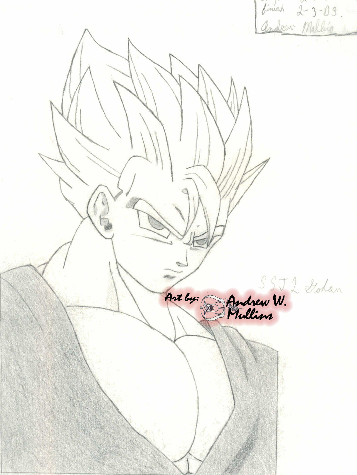 Ssj2 Adult Gohan By Theland10 On Deviantart