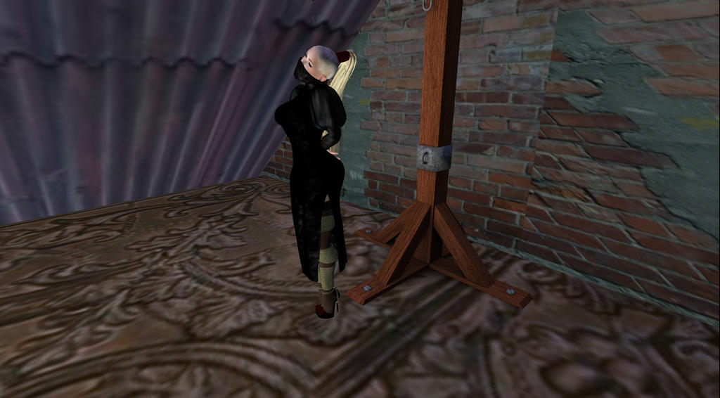 Locked In The Attic Bound N Gagged Black Velvet 01 By Secondlife Velvet