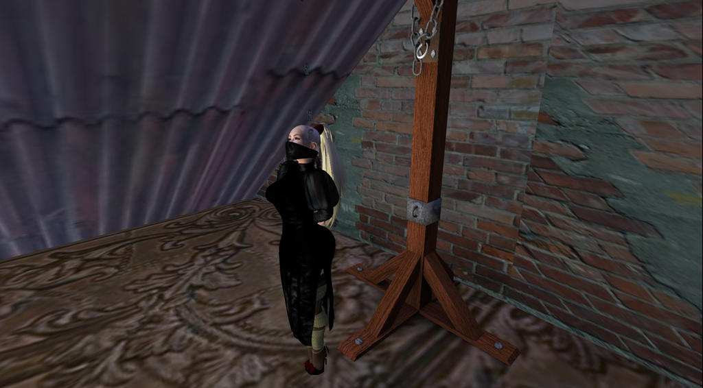 Locked In The Attic Bound N Gagged Black Velvet 01 By Secondlife Velvet