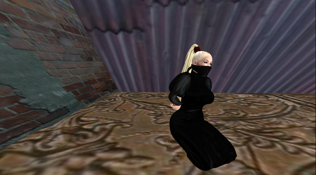 Locked In The Attic Bound N Gagged Black Velvet 02 By Secondlife Velvet