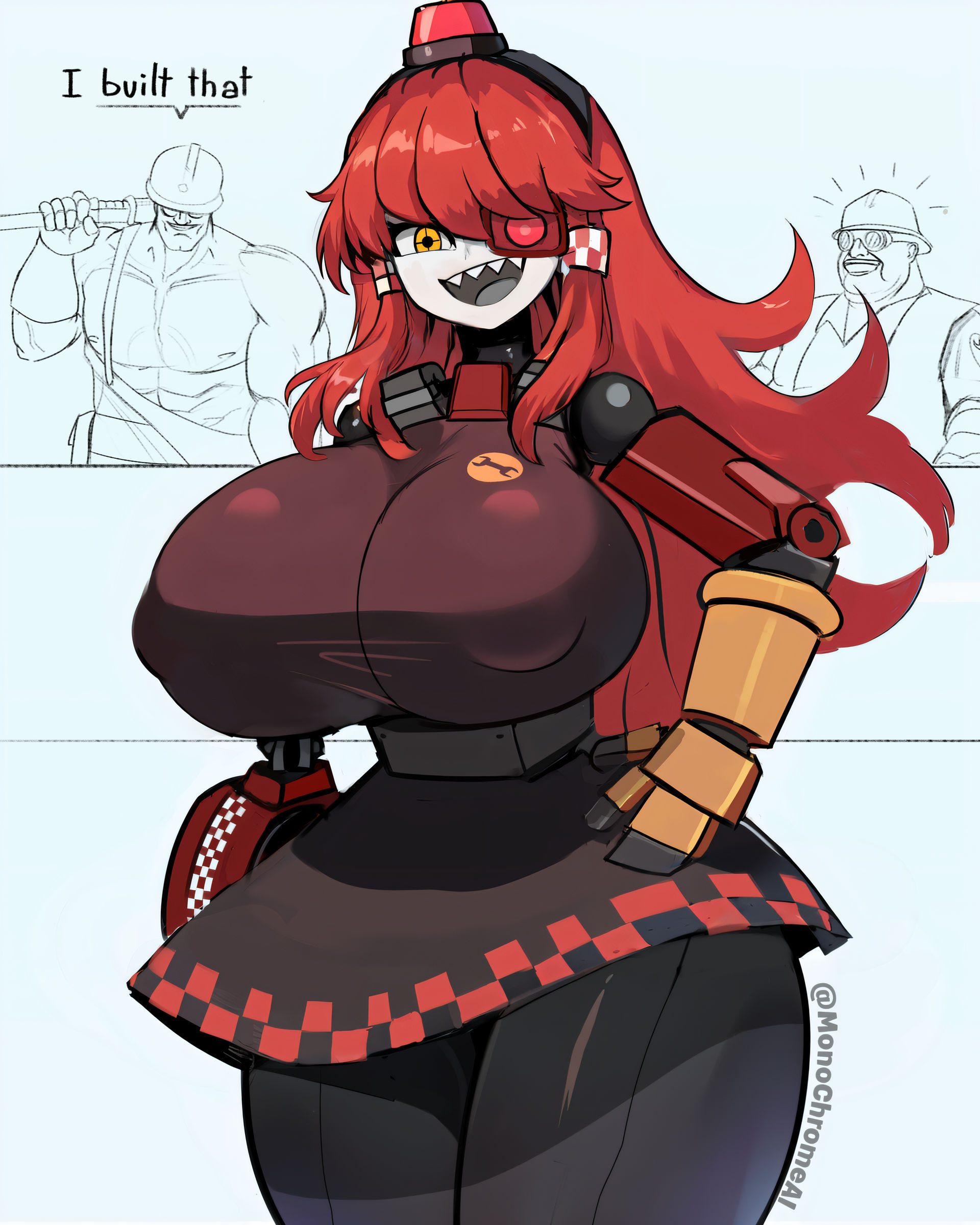 Mimi Sentry By Monochromeai On Deviantart