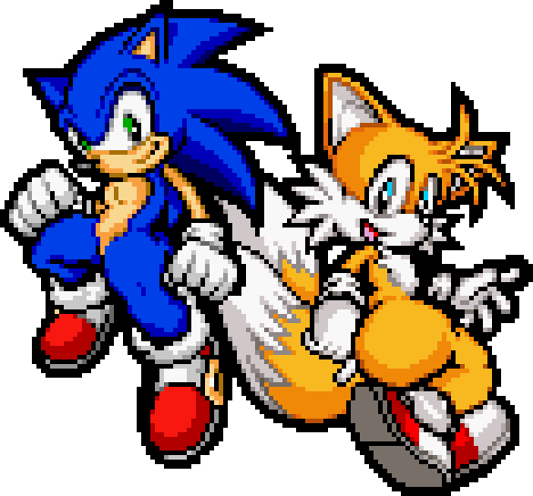 Sonic Advance Sonic And Tails Male By Sabs3 On Deviantart
