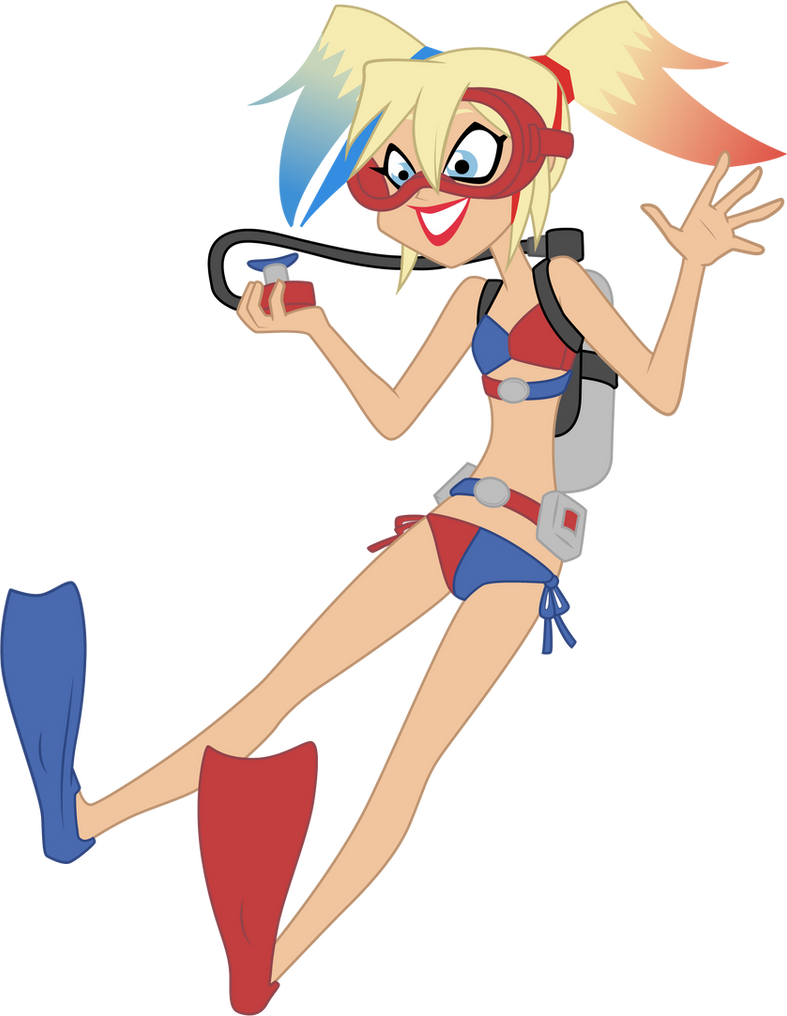 Dc Scuba Hero Girls 7 Harleen By Zefrenchm On Deviantart