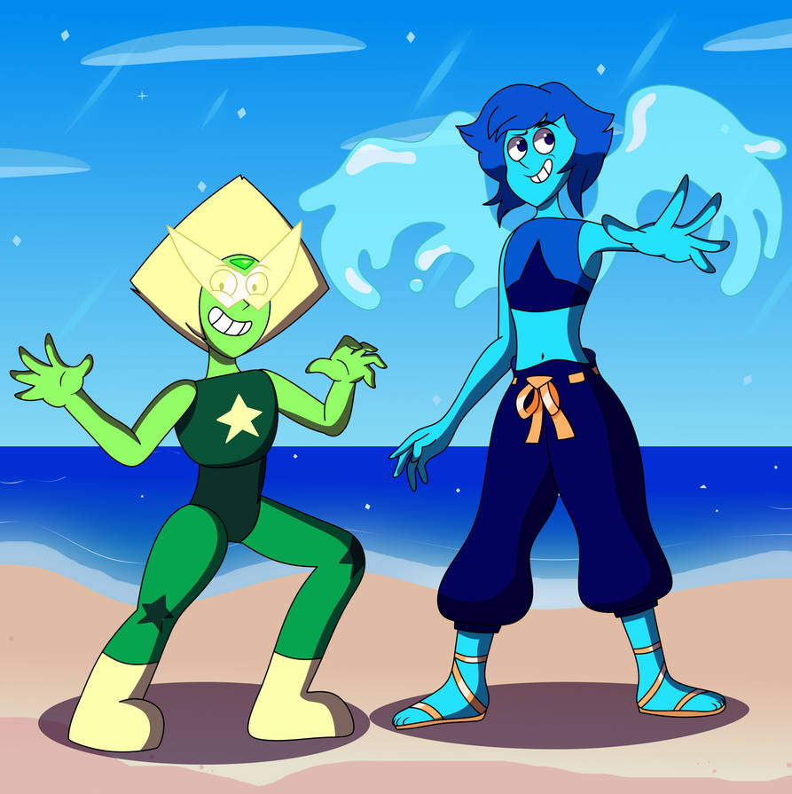 Lapis And Peridot Fanart By Ecmatias On Deviantart