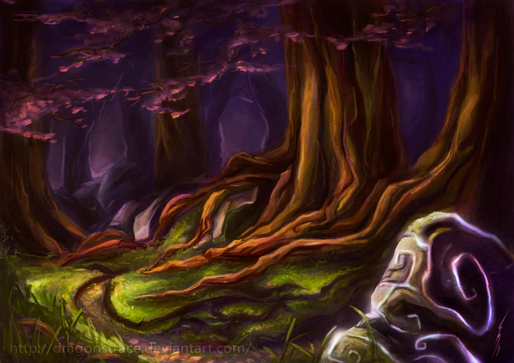 Teldrassil Forest By Dragonstrace On Deviantart