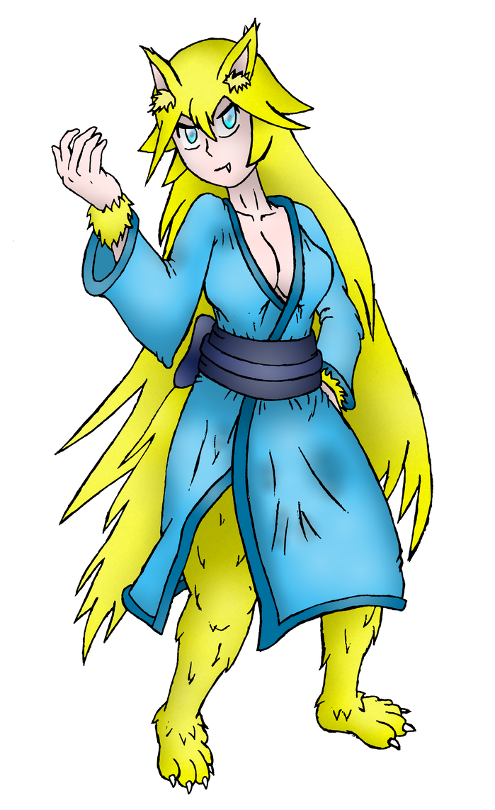 Raiju Girl By Cyberkaku On Deviantart