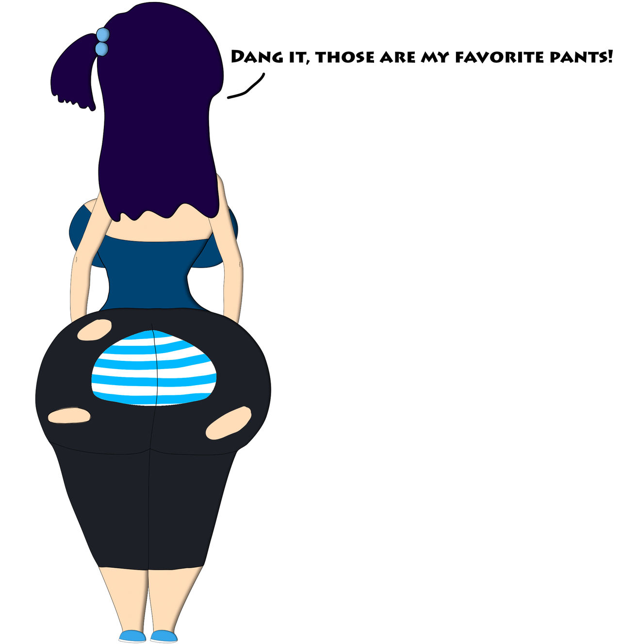Vanessas Torn Pants By Crashfan96 On Deviantart