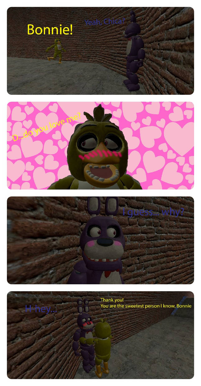 Bonnie X Chica By Milesprowerdeviant On Deviantart