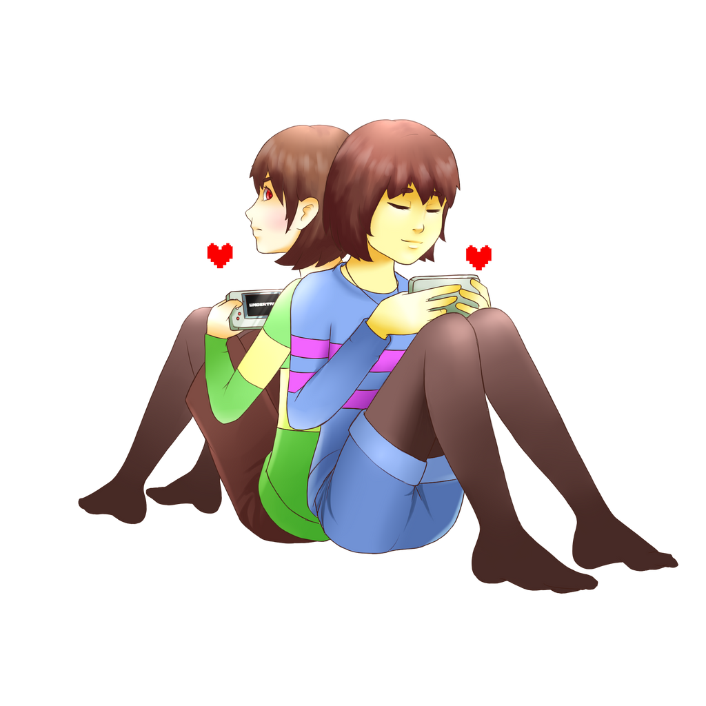 Chara And Frisk By Chiratera On Deviantart