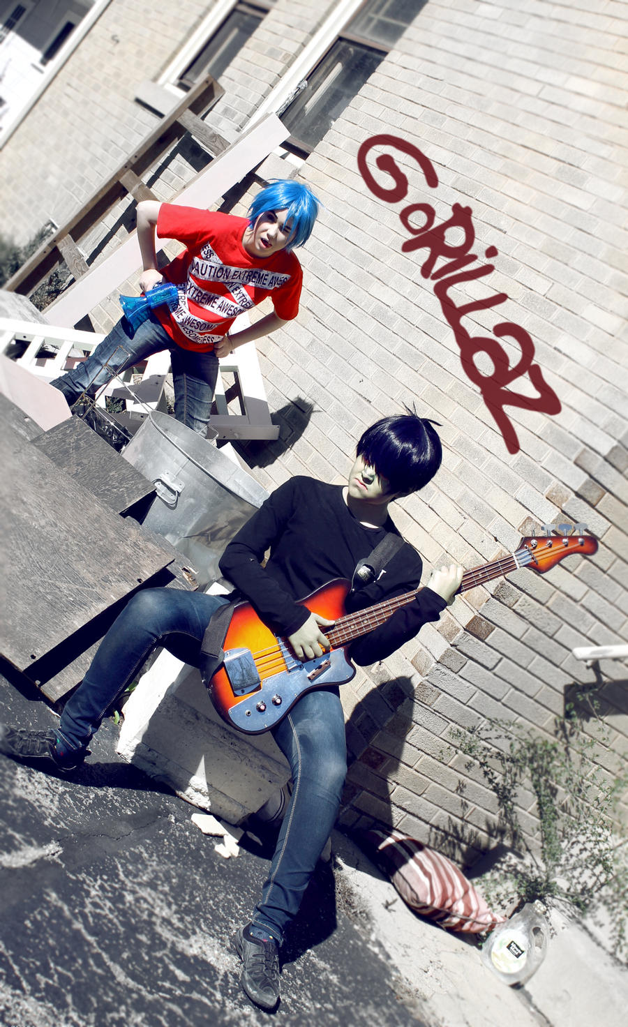 Gorillaz: Garbage by Hello-Yuki on DeviantArt Gorillaz: Garbage by Hello-Yuki on DeviantArt