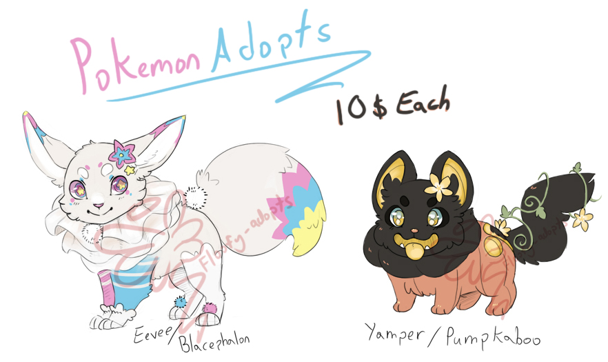 hybrid pokemon adoptables -closed- by Floofy-adopts on DeviantArt hybrid pokemon adoptables -closed- by Floofy-adopts on DeviantArt