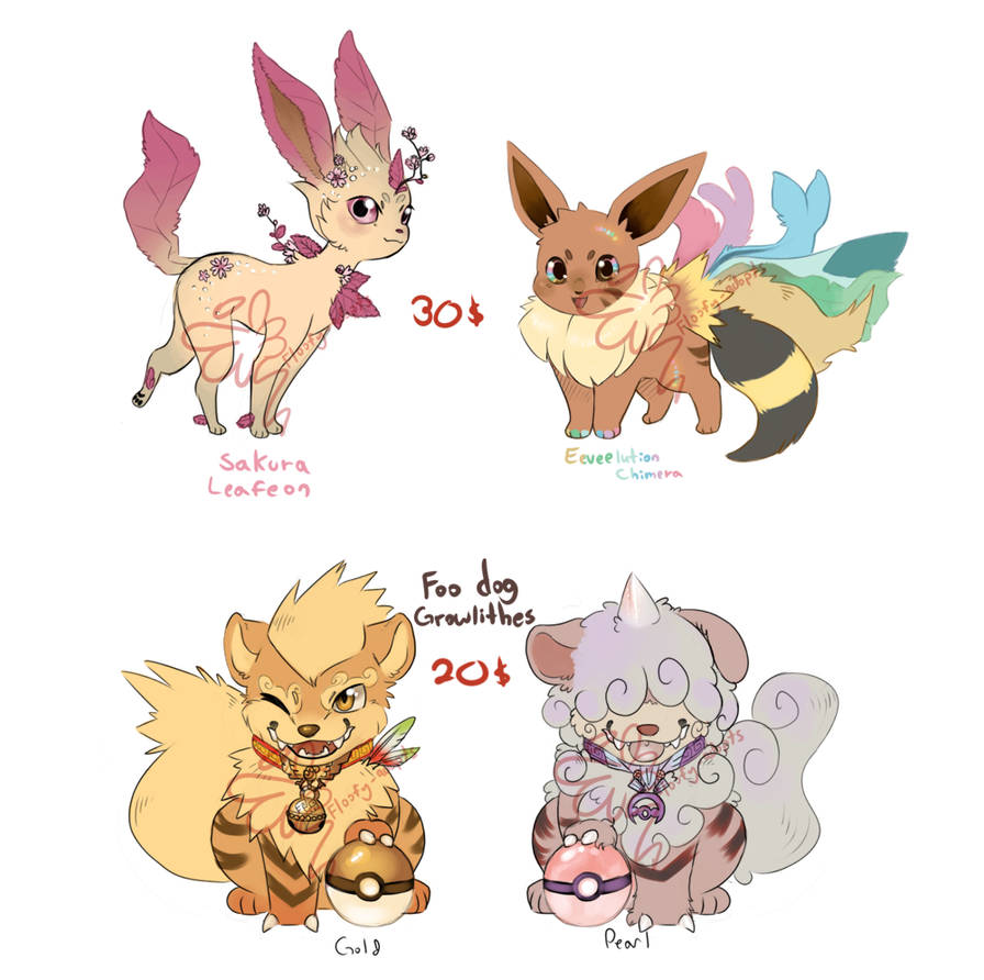 assorted pokemon adopts -closed- by Floofy-adopts on DeviantArt assorted pokemon adopts -closed- by Floofy-adopts on DeviantArt