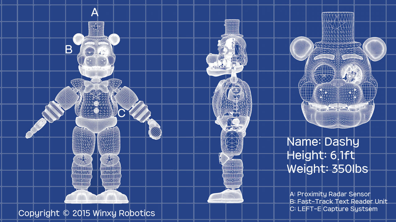 (FNAF/Blueprint) Dashy Blueprint by InsaneGds on DeviantArt (FNAF/Blueprint) Dashy Blueprint by InsaneGds on DeviantArt