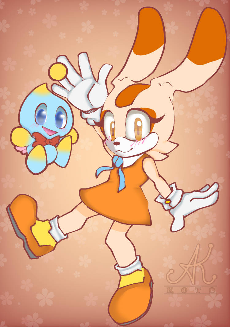 Cream The Rabbit And Cheese The Chao Fanart By Starlysalice On Deviantart