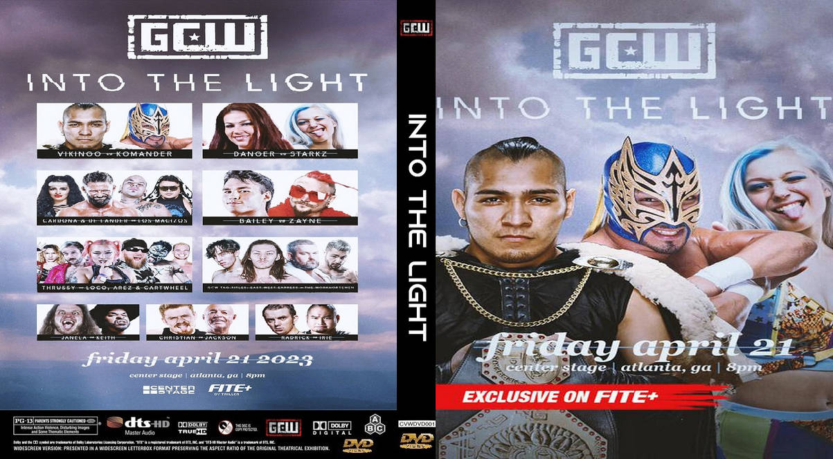 GCW into The Light 2023 DVD by carrascoed1616 on DeviantArt GCW into The Light 2023 DVD by carrascoed1616 on DeviantArt